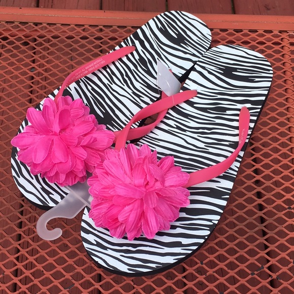 Shoes | Zebra Print Flip Flops | Poshmark